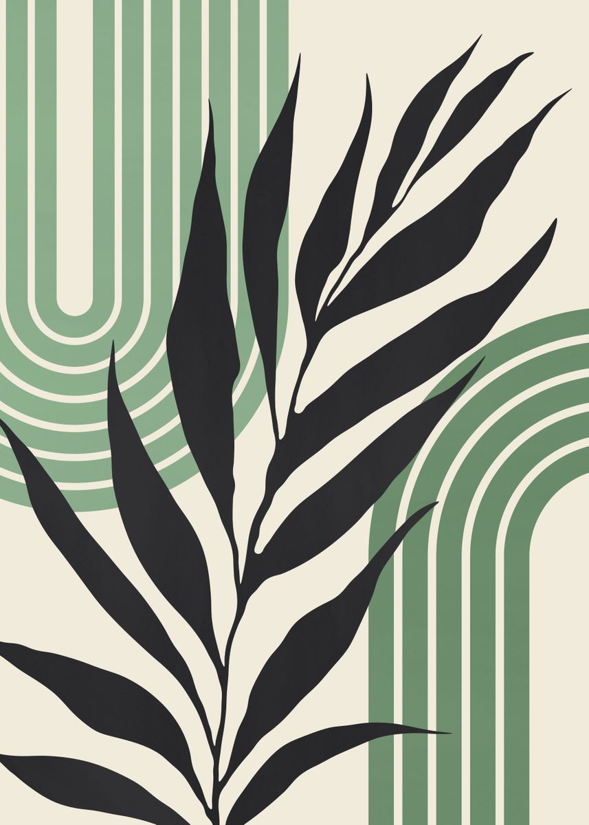 'Minimalist floral 13' Poster by Vitor Costa | Displate