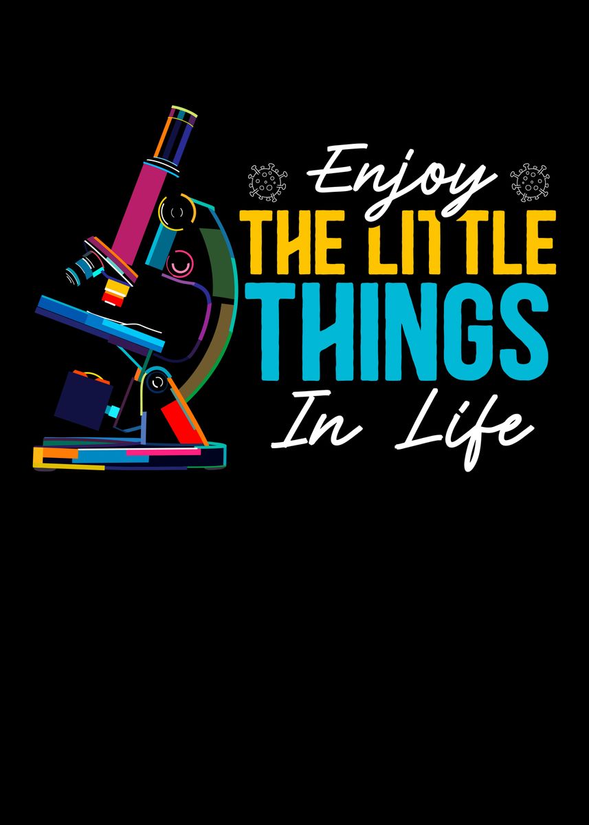 'Microbiology' Poster, picture, metal print, paint by NAO | Displate