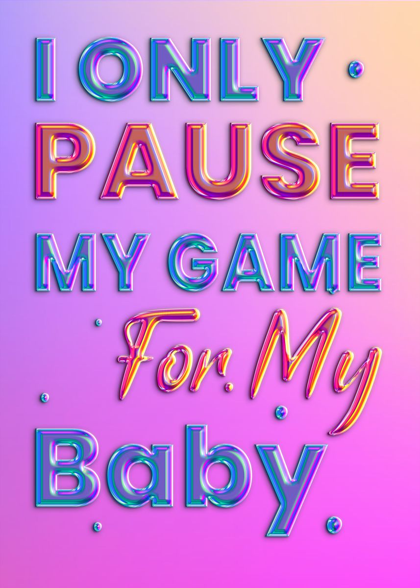 'Gamer Gaming Quote Quotes' Poster, picture, metal print, paint by ...