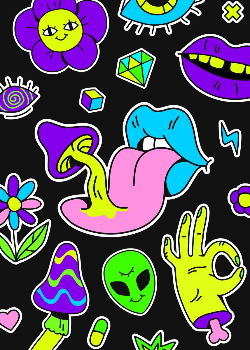 'abstrack' Poster by Sita melia | Displate