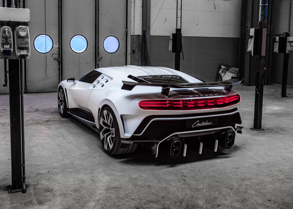 'Bugatti Centodieci' Poster by Szethson Vallano | Displate