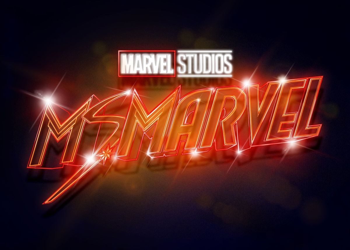 'Ms Marvel Neon' Poster by Marvel | Displate