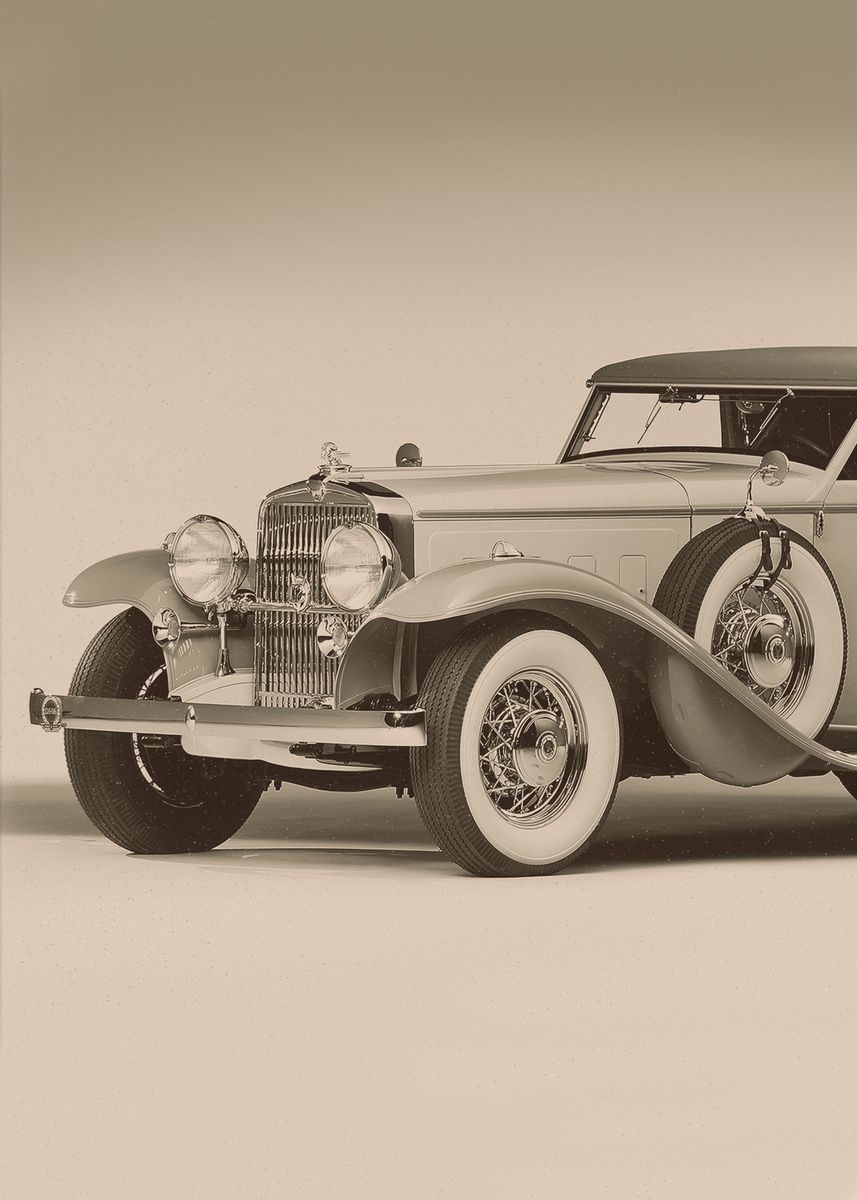 'Vintage Classic Car' Poster by Axston Stuart | Displate