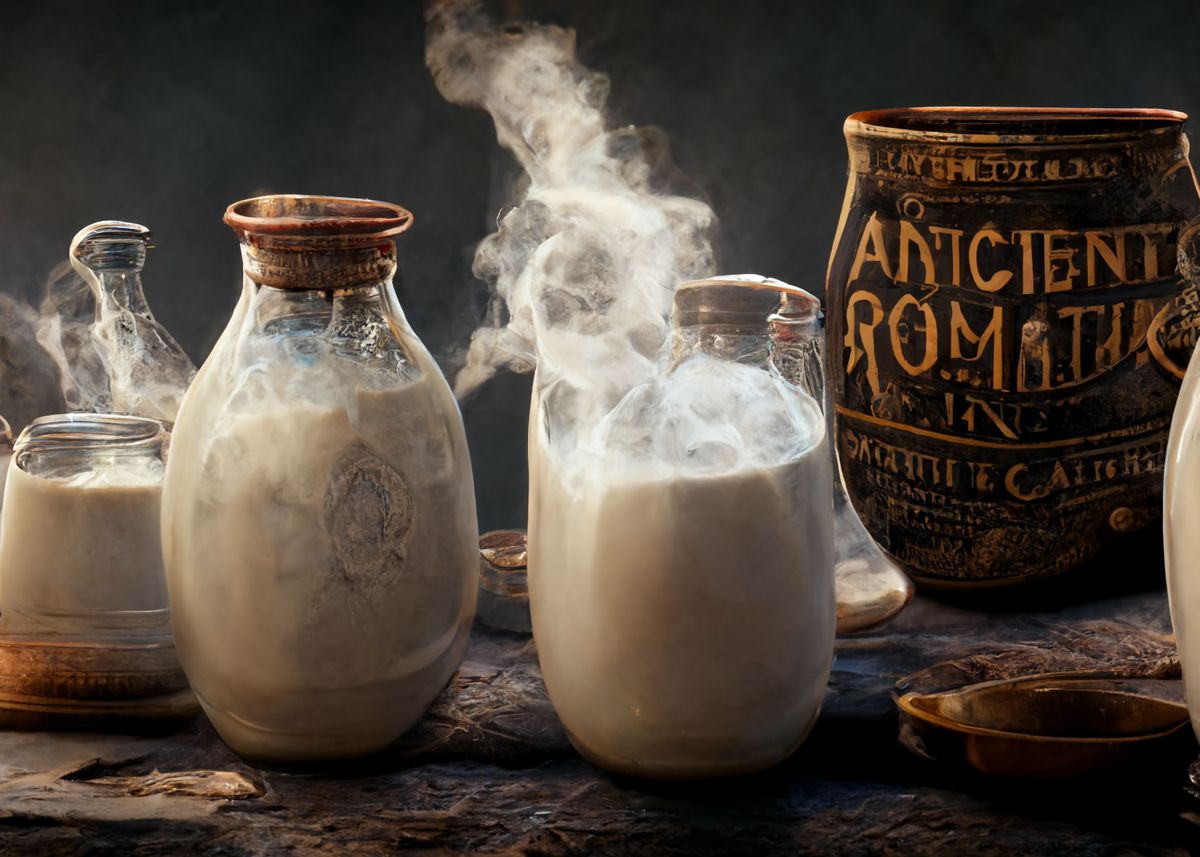'Ancient Roman Milk 2' Poster by Muntwalt | Displate