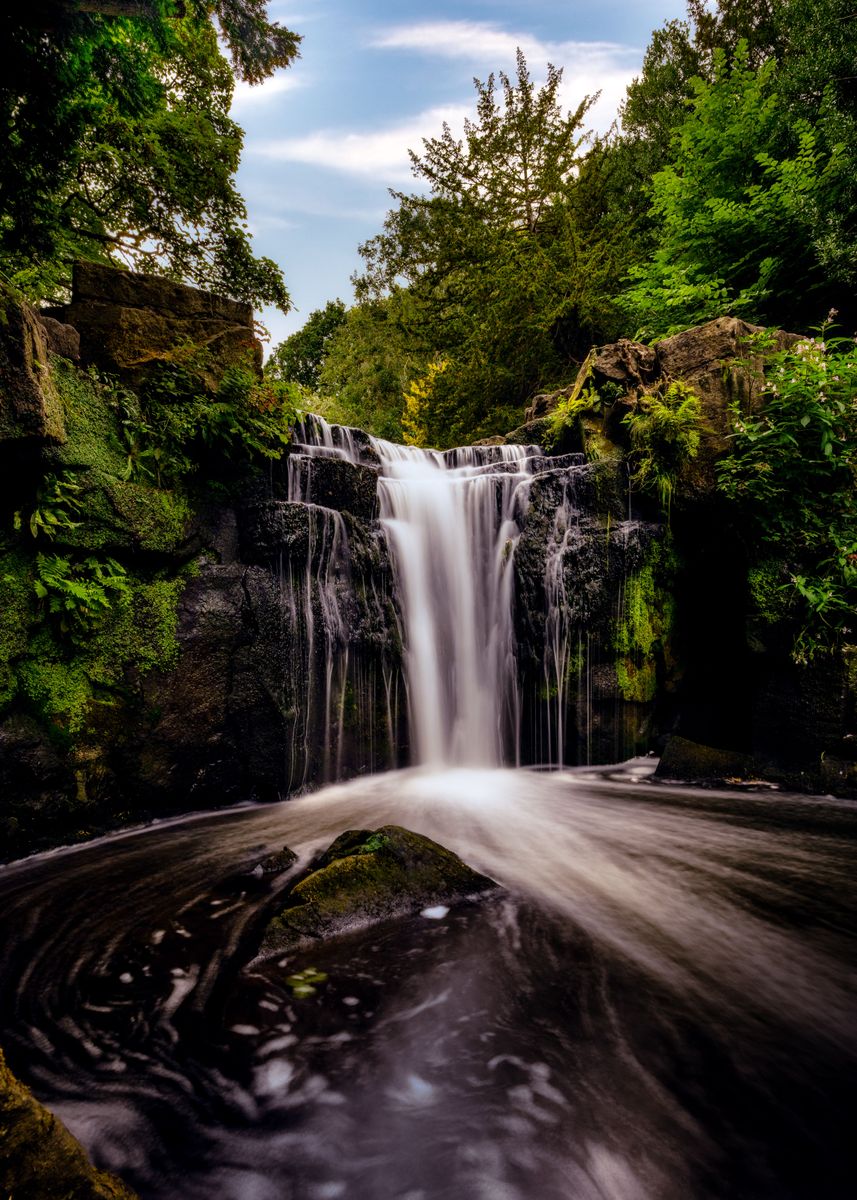 'Jesmond Dene' Poster, picture, metal print, paint by Johnny Grenda ...