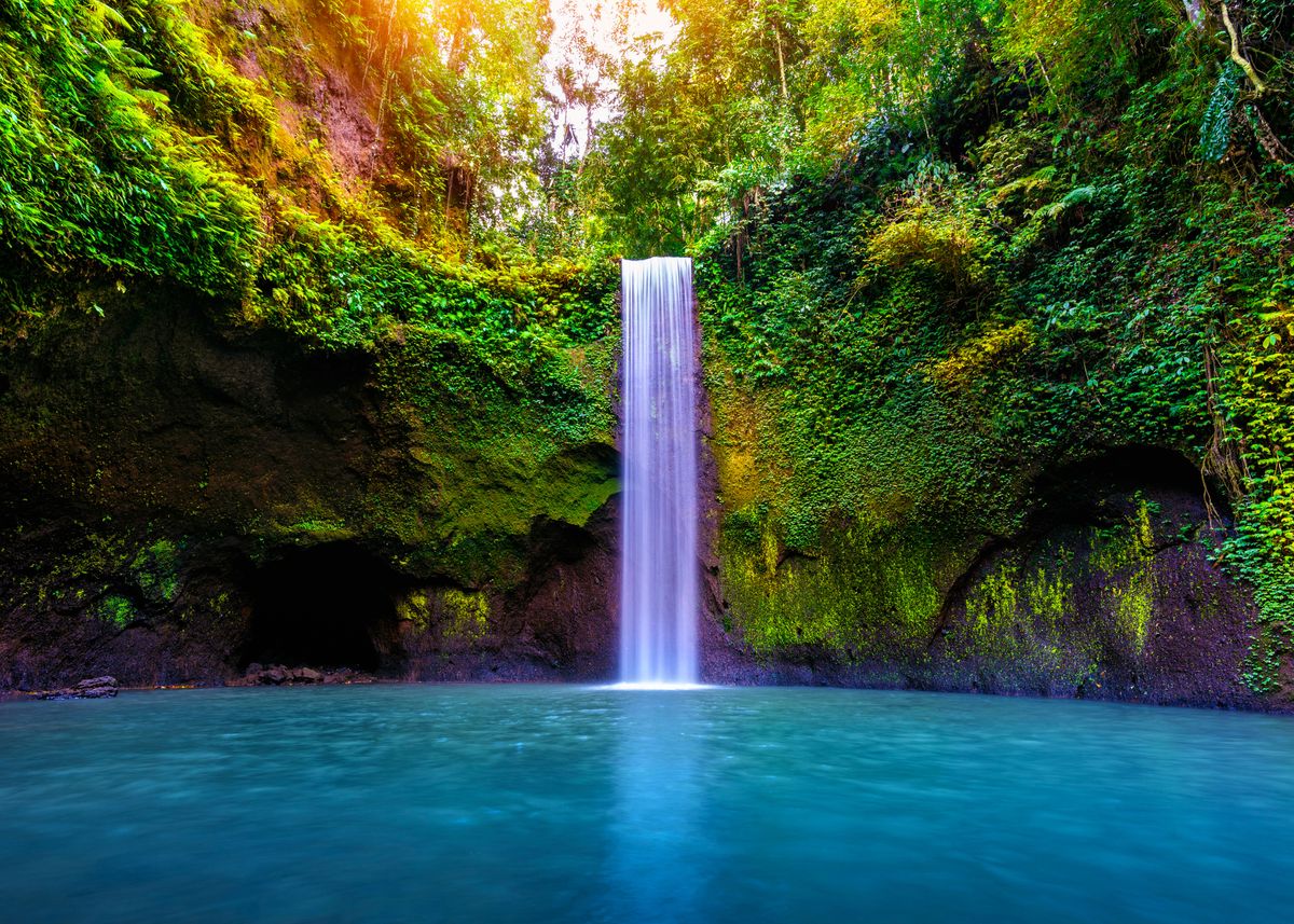 'waterfall' Poster by fay list.art | Displate