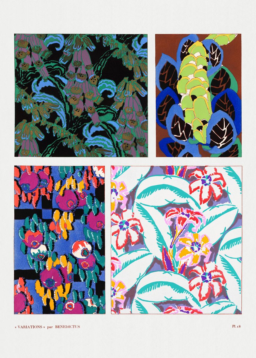 'Stunning Vintage Pattern' Poster by Ella Mapalad | Displate