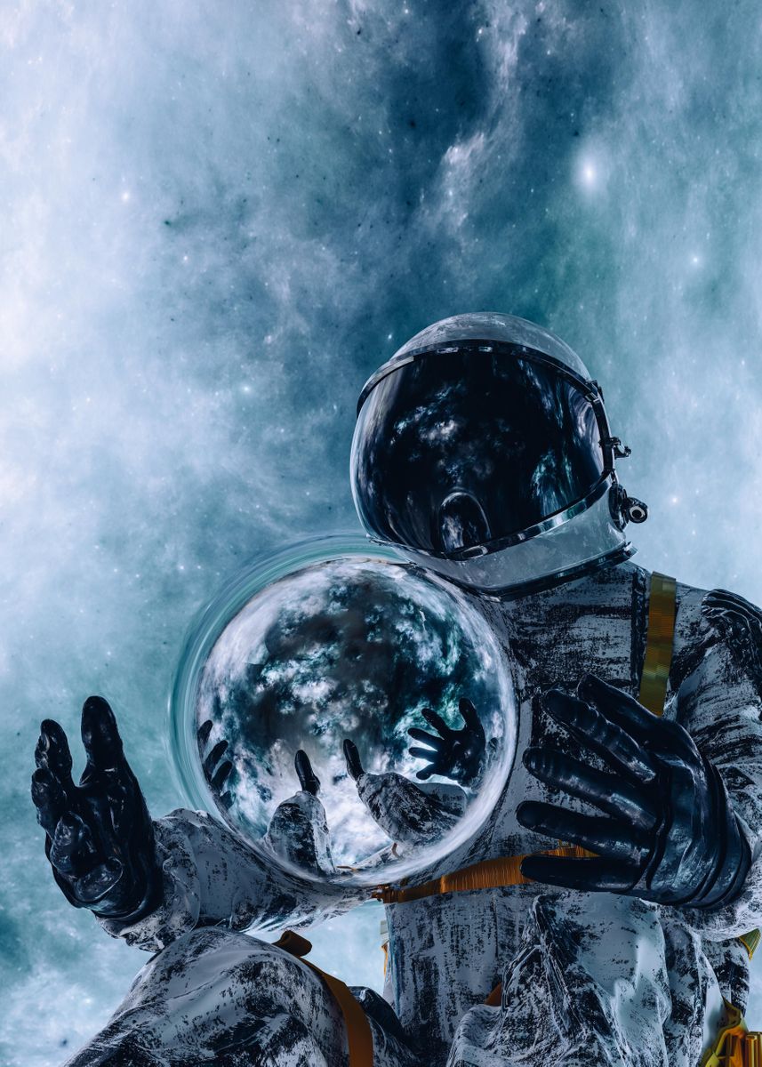 'Stranger Space Man ' Poster by Artistic Prints | Displate