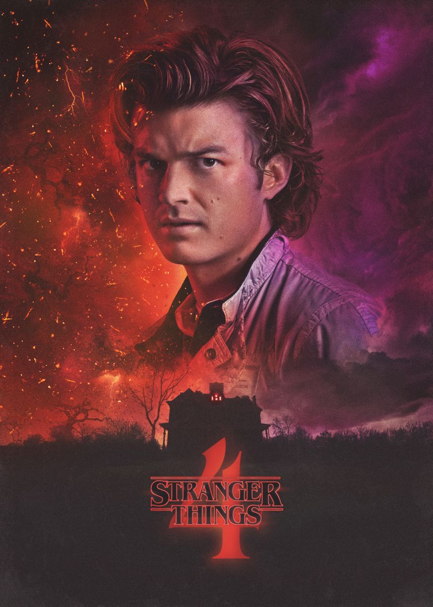 'Steve' Poster, picture, metal print, paint by Stranger Things Series ...