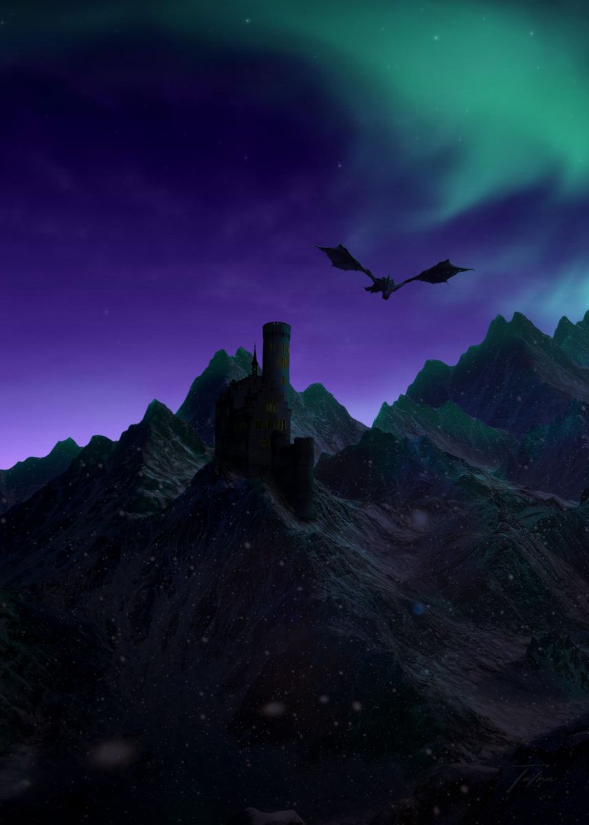 'Doomed' Poster, picture, metal print, paint by Talha | Displate