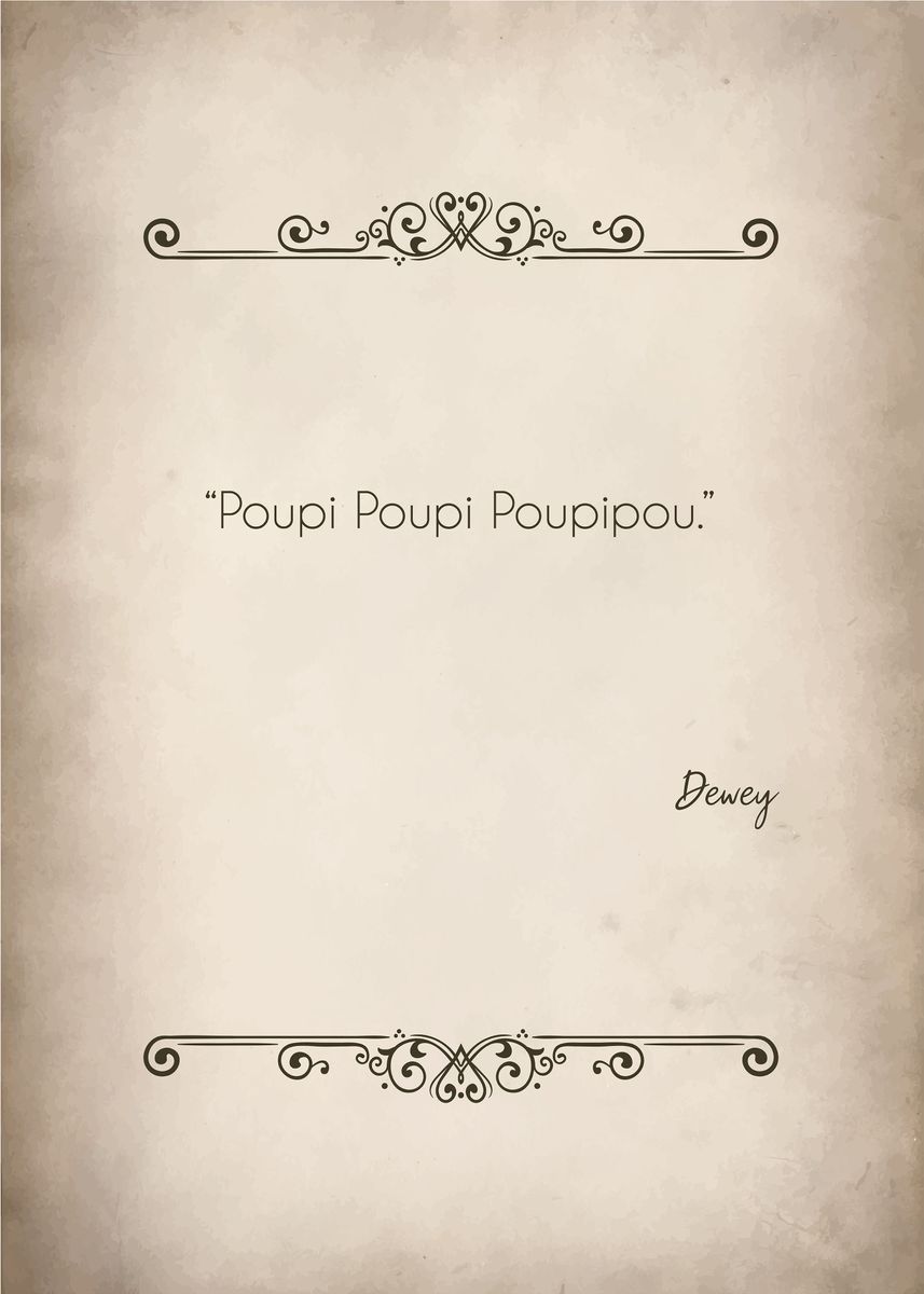 'Poupipou' Poster, picture, metal print, paint by Yoril | Displate