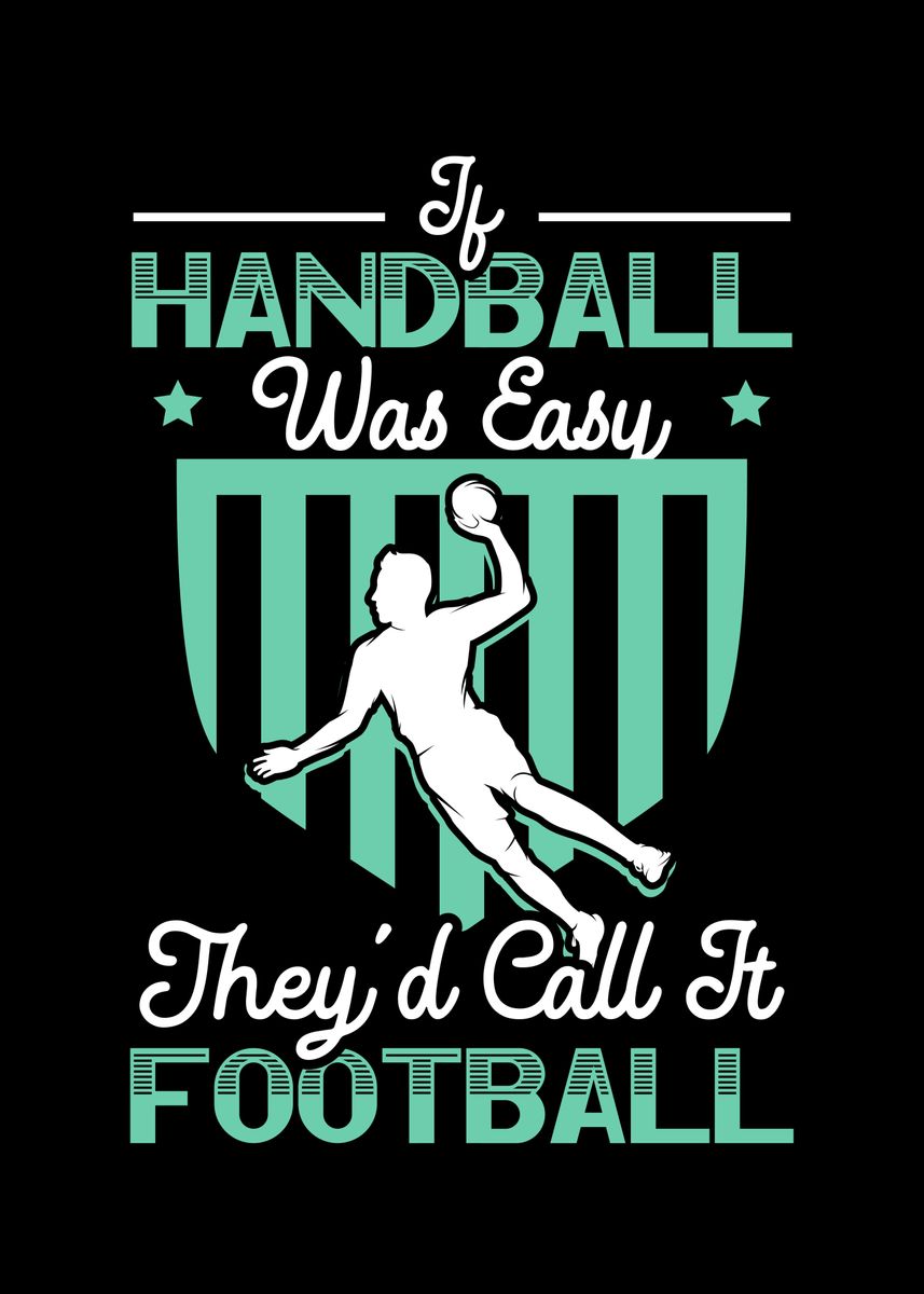 'Handball Player' Poster by NAO | Displate