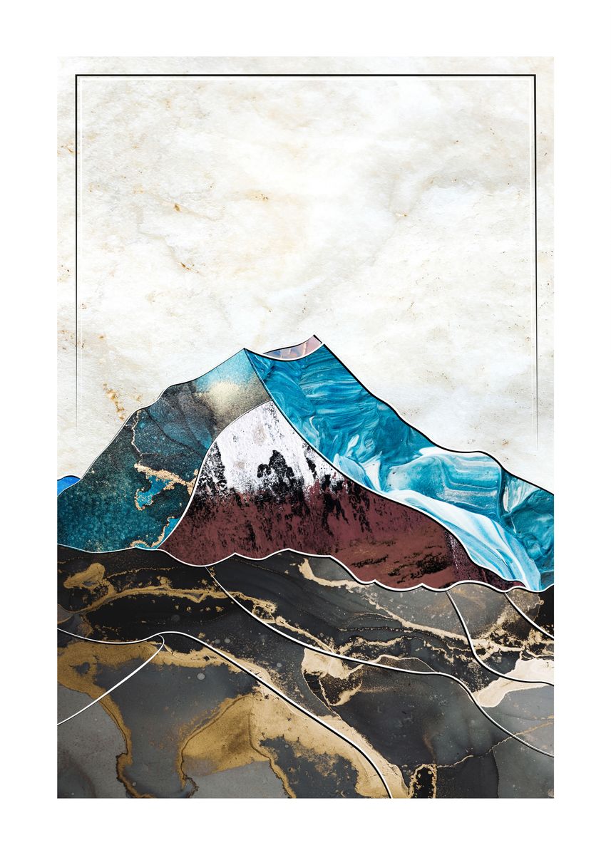 'Mount Cook New Zeland' Poster, picture, metal print, paint by Grand ...