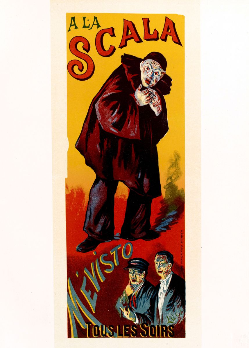 'Mephisto' Poster, picture, metal print, paint by CalimaX | Displate