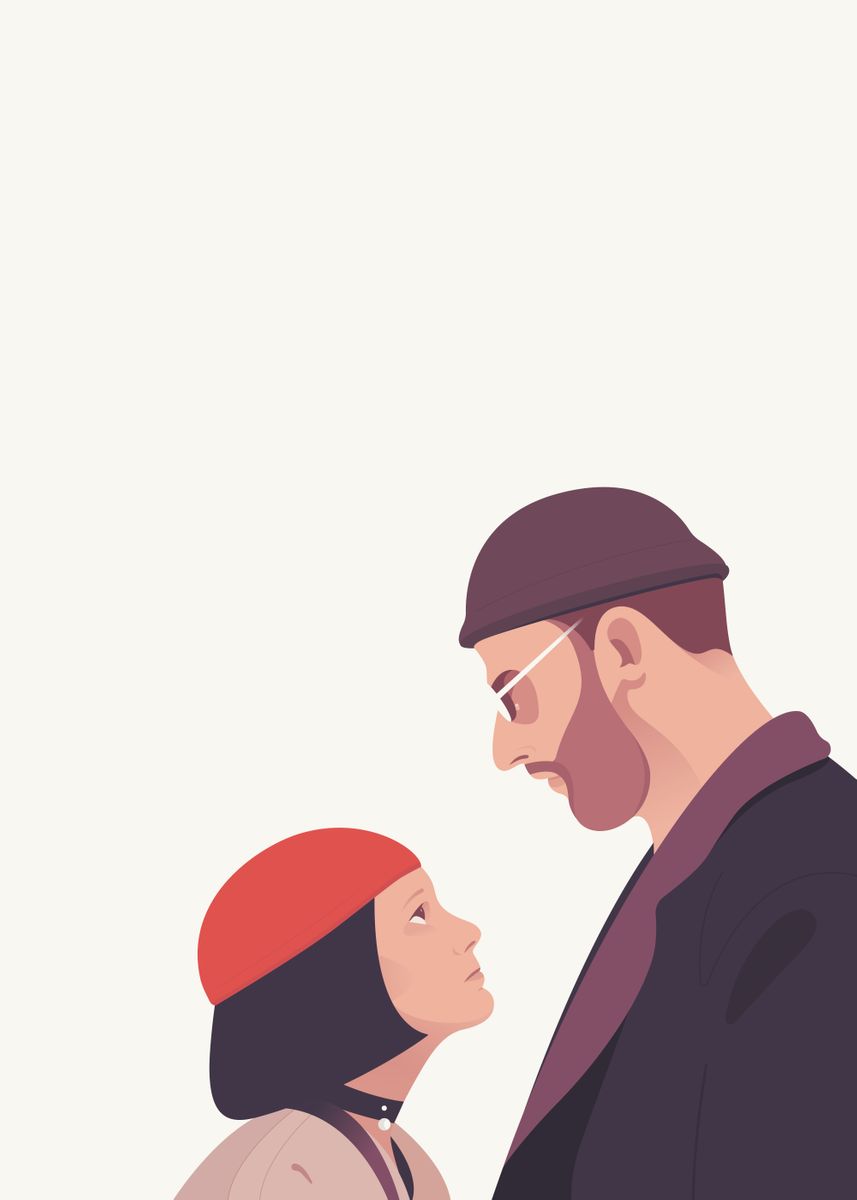 'Leon' Poster, picture, metal print, paint by spinillu | Displate