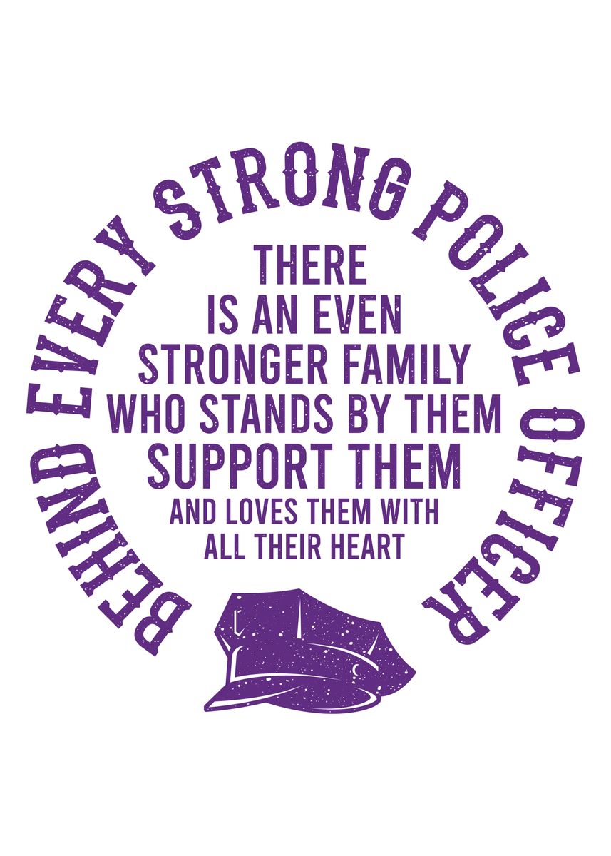 'Police Officer Quotes' Poster, picture, metal print, paint by ...