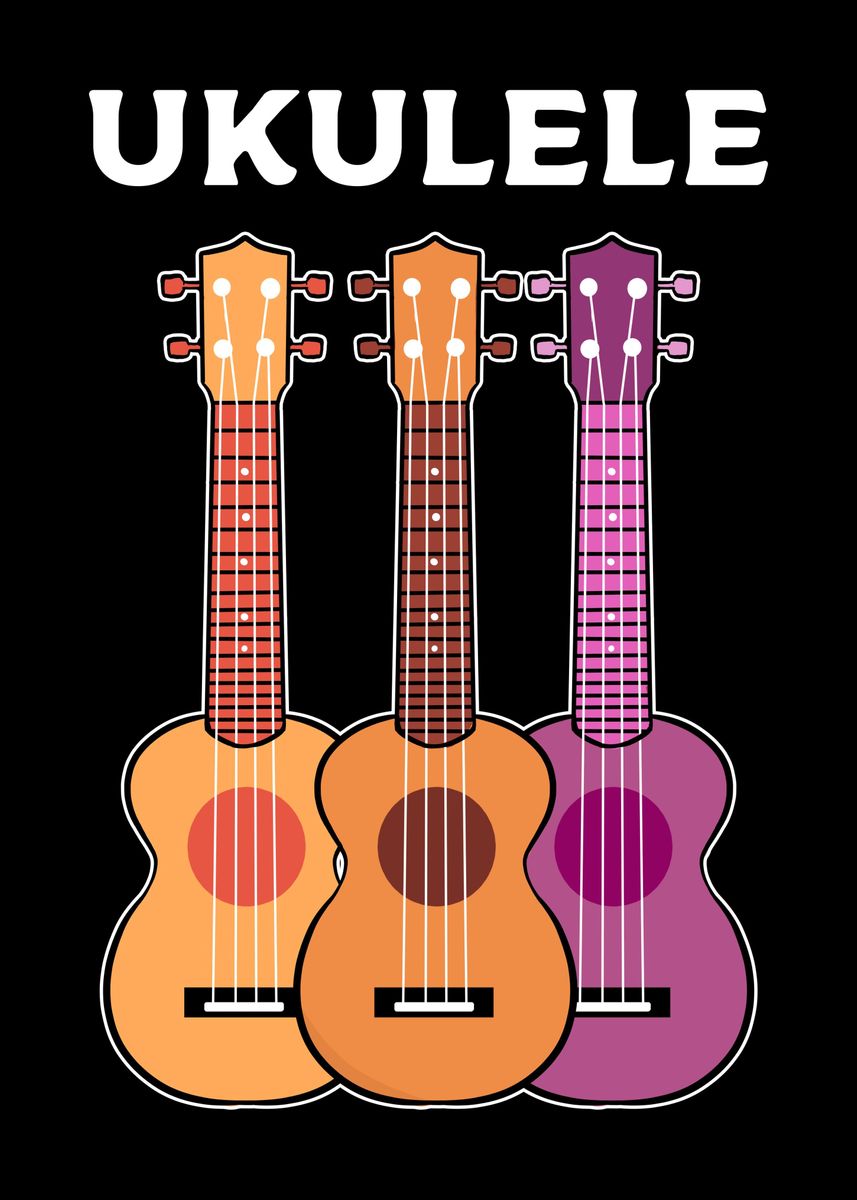 'Ukulele Uke' Poster by FunnyGifts | Displate