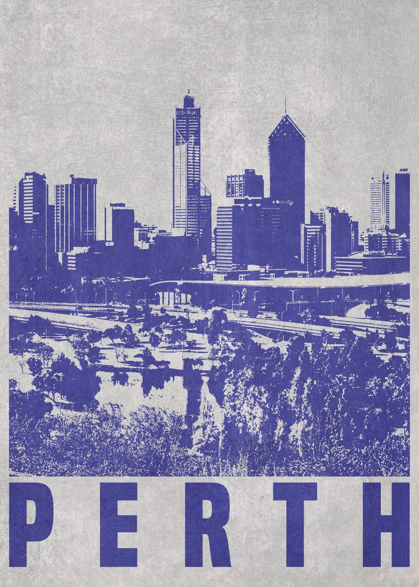 'Perth' Poster by denvector | Displate