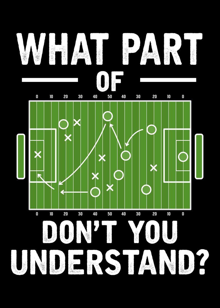 'Football Tactics Coach' Poster, picture, metal print, paint by ...