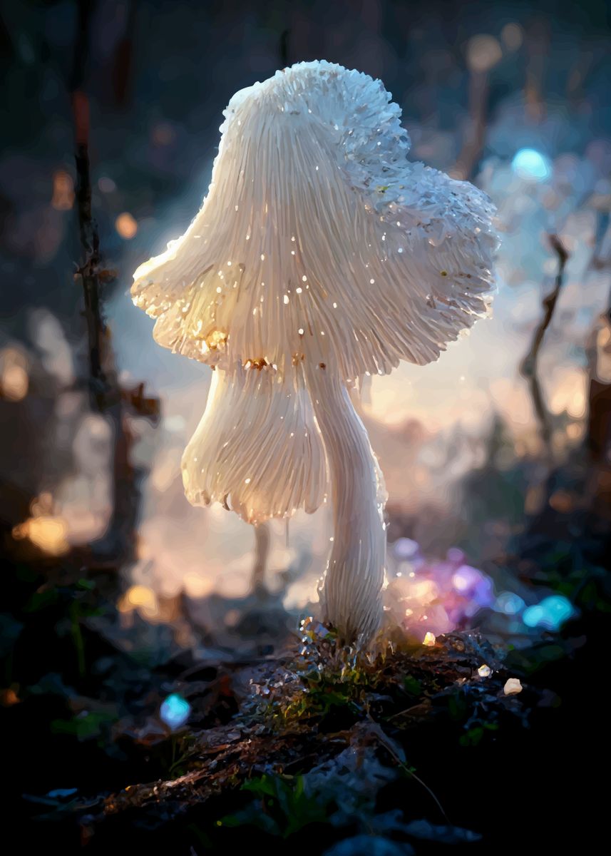 'Mythical forest 3' Poster, picture, metal print, paint by Sascha Tarp ...