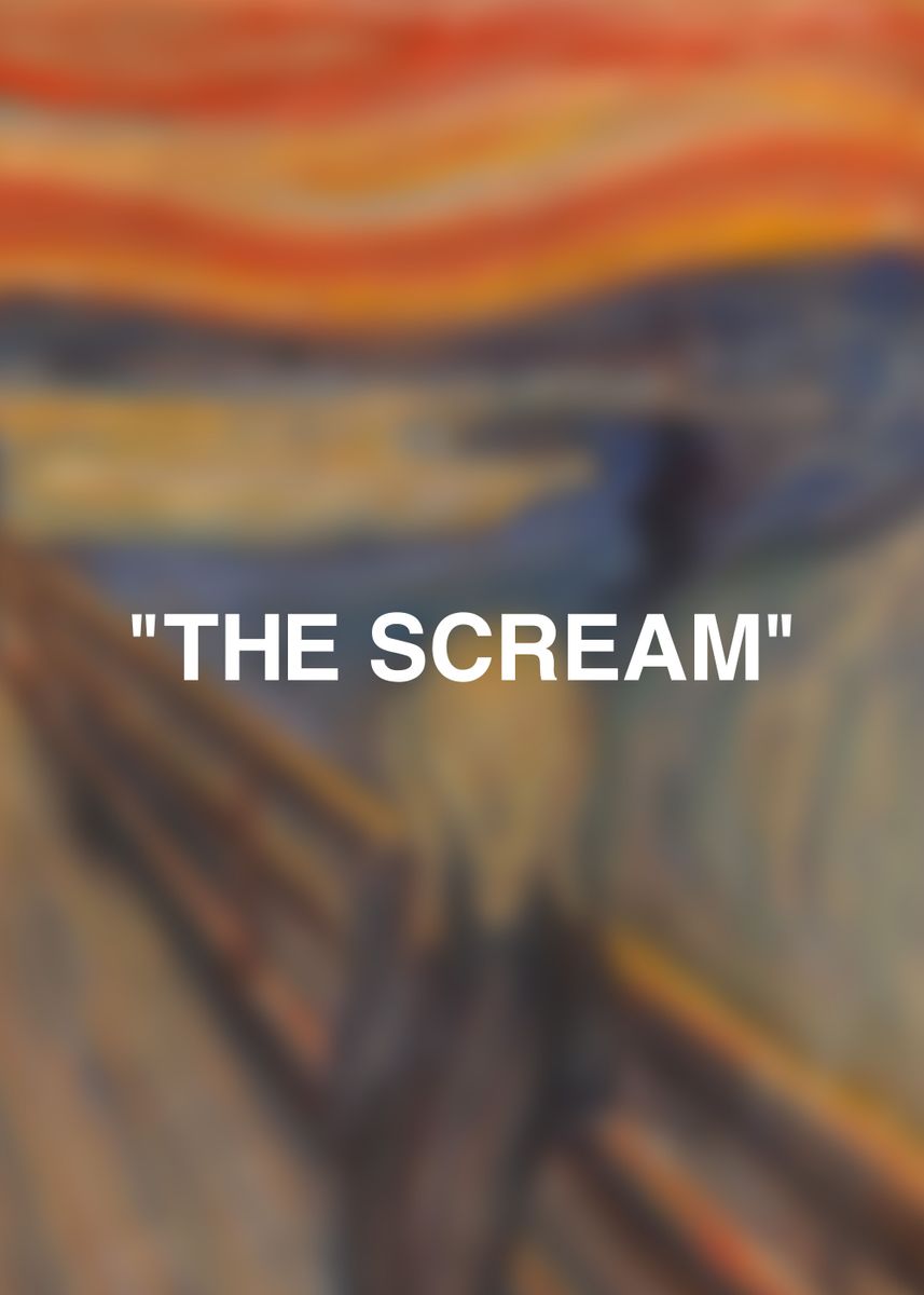 'The Scream Edvard Munch' Poster, picture, metal print, paint by Uber ...