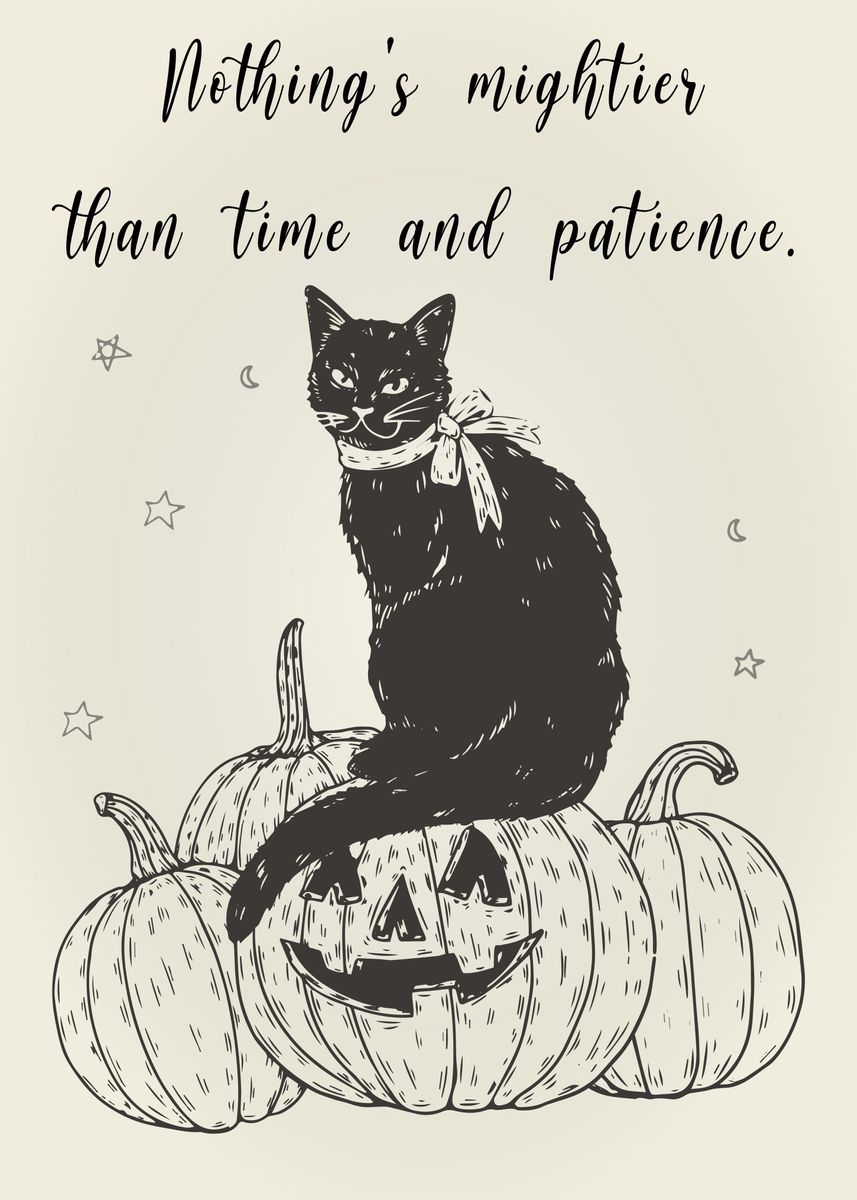 'Patience Quote Print' Poster, picture, metal print, paint by Le Duc Hiep | Displate