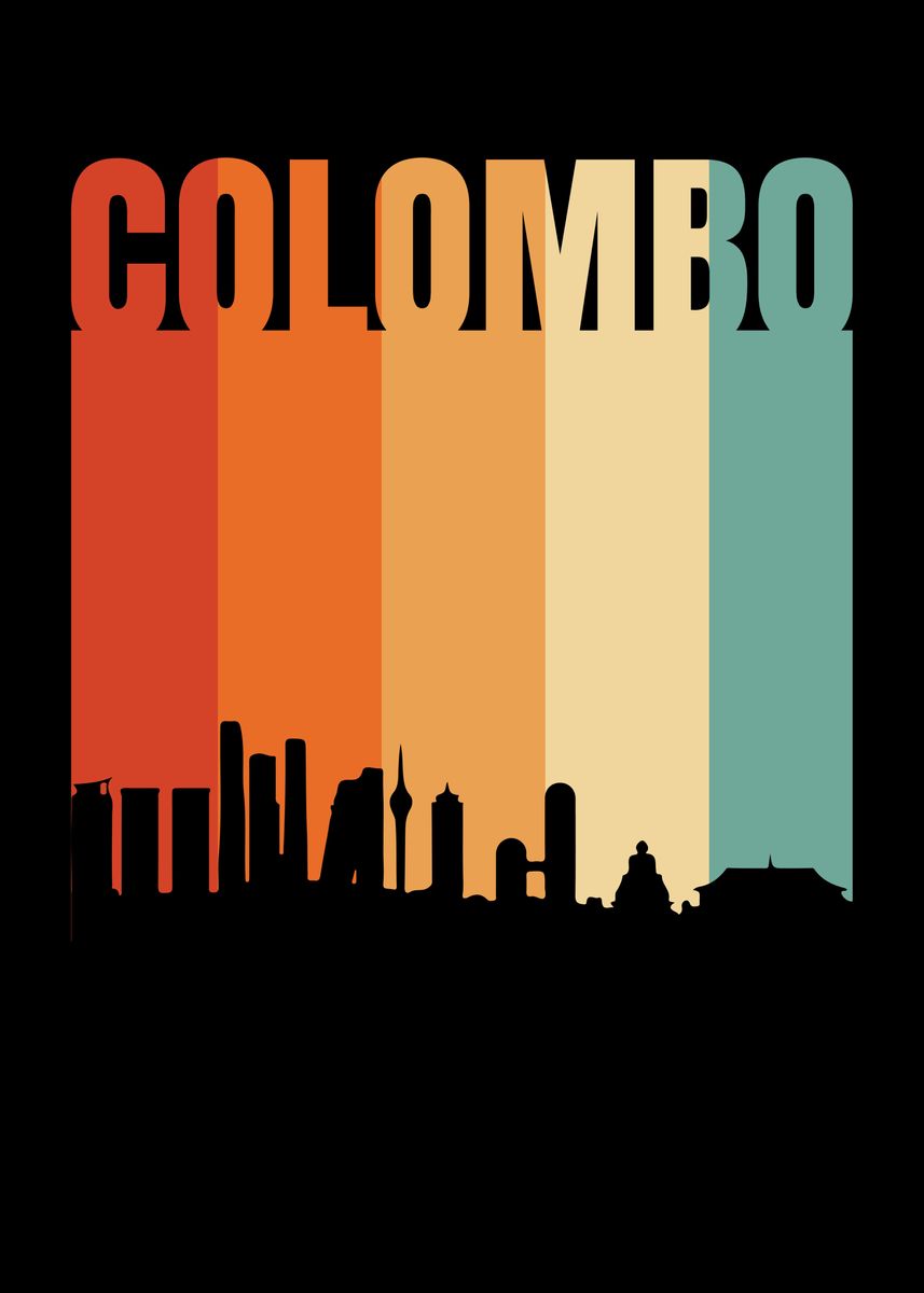 'Colombo' Poster, picture, metal print, paint by Hexor | Displate