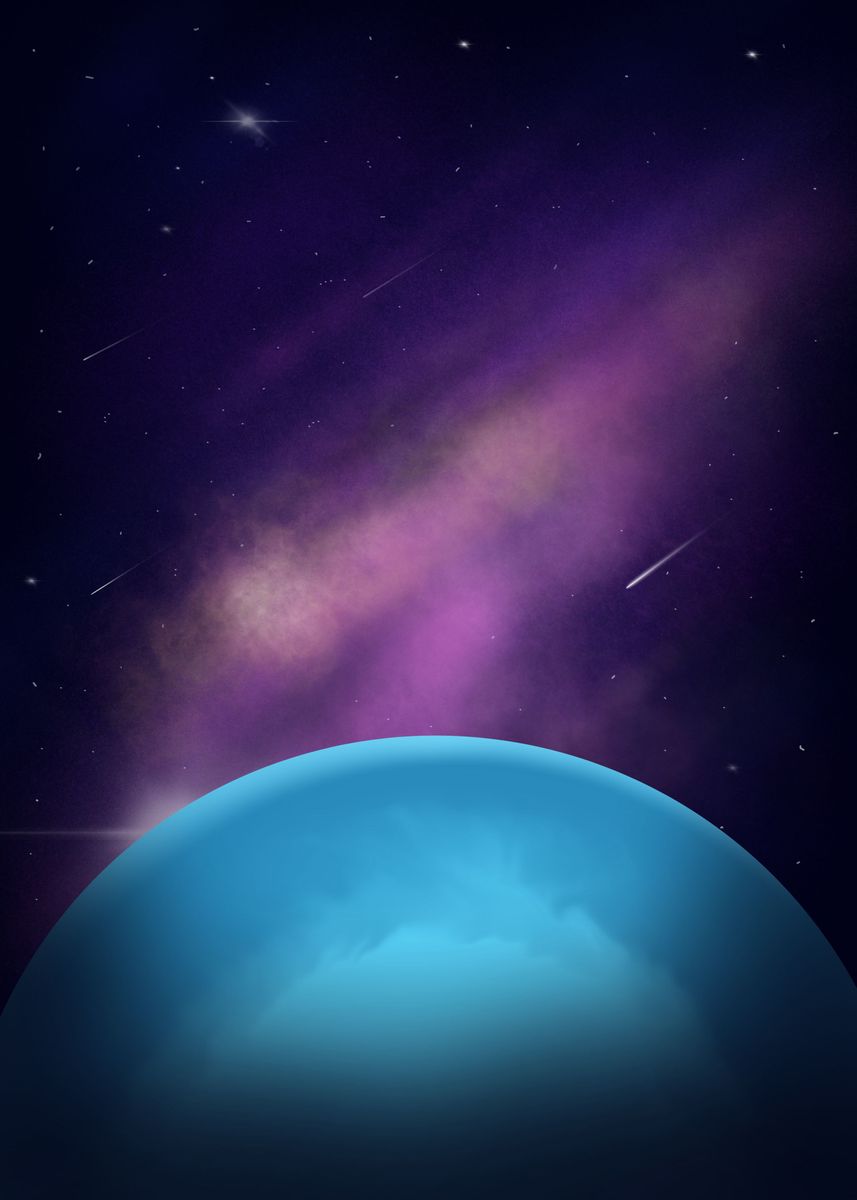 'Beautifull Of Uranus' Poster by Adriel Vector | Displate