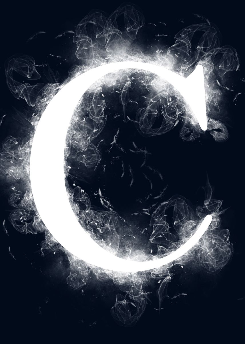 'C' Poster, picture, metal print, paint by ad yosef | Displate