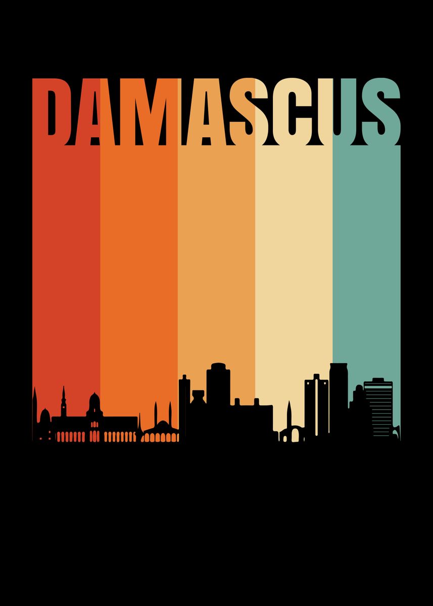 'Damascus' Poster, picture, metal print, paint by Hexor | Displate