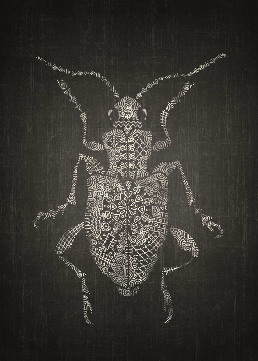 'Overly bashful cockroach' Poster by Ema Paraschiv | Displate