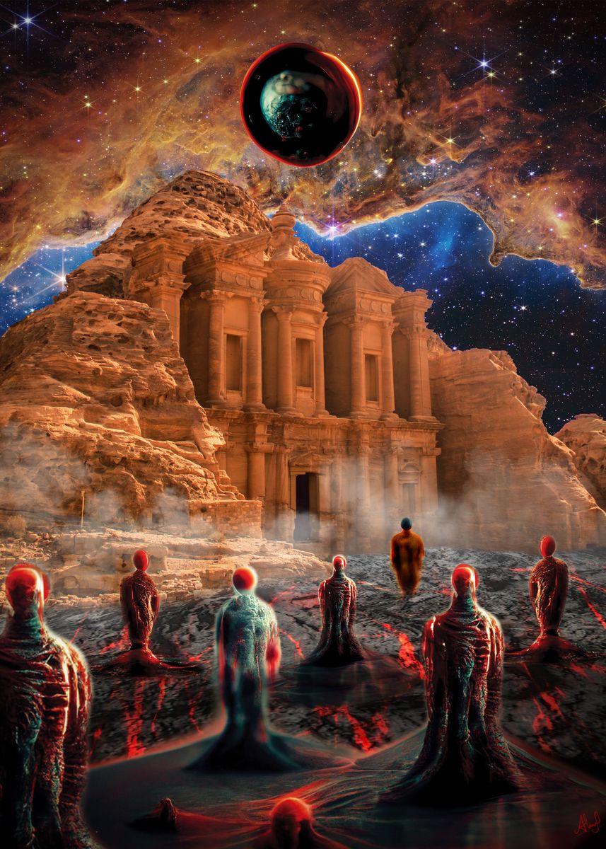 'The Oasis' Poster by Aliasgar Asif | Displate