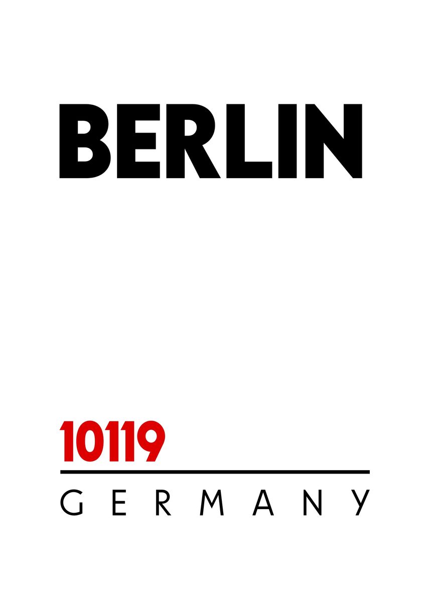 Berlin Postal Code Poster By Akio Brilliant Displate berlin-postal-code-poster-by-akio-brilliant-displate