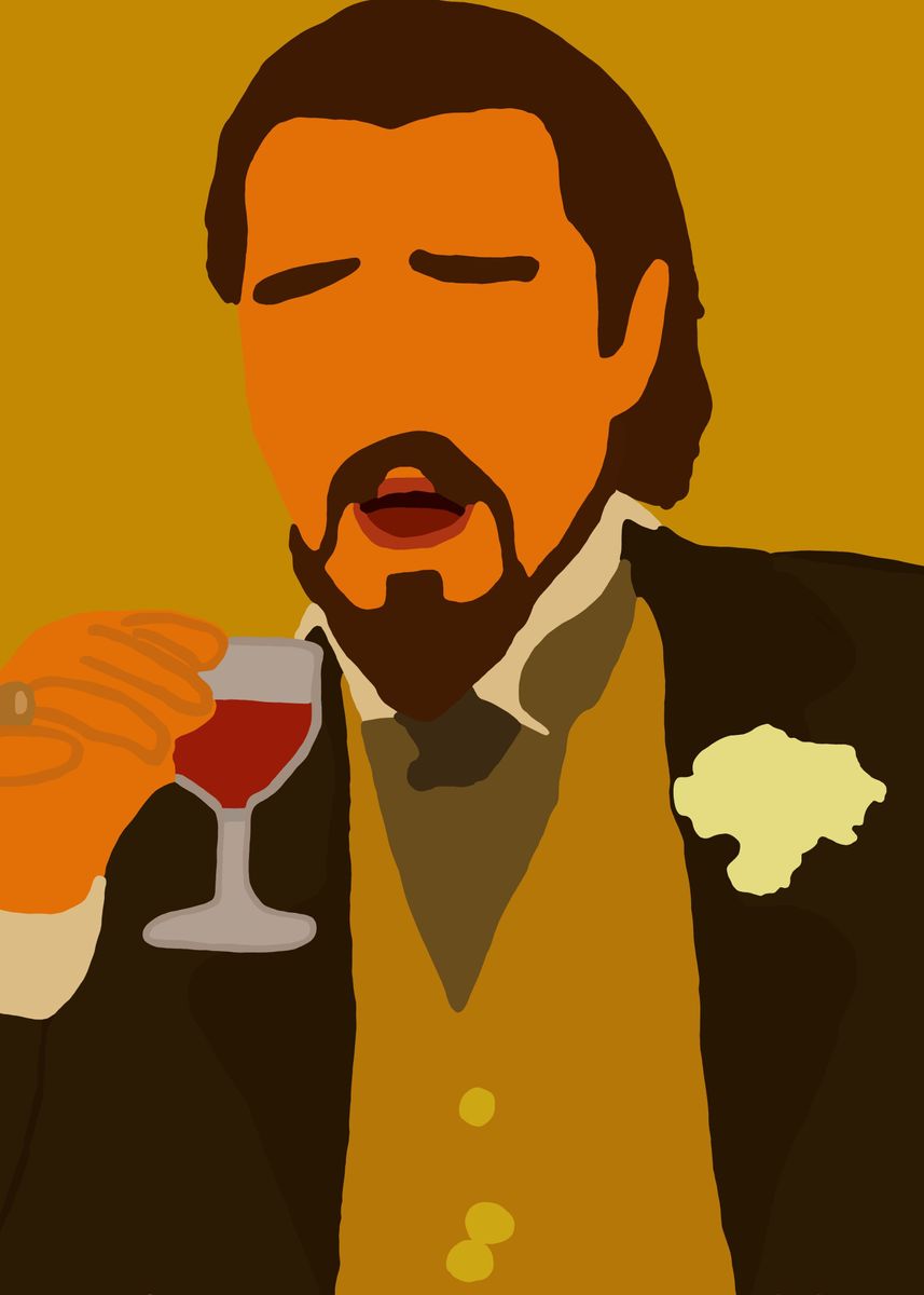 'No Eyes Meme Leonardo' Poster by Ashton Robery | Displate