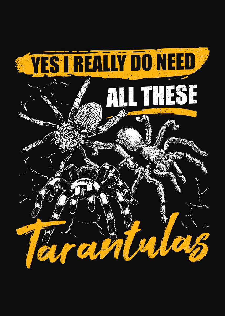 'Tarantula Snake Lover' Poster, picture, metal print, paint by Marcel ...