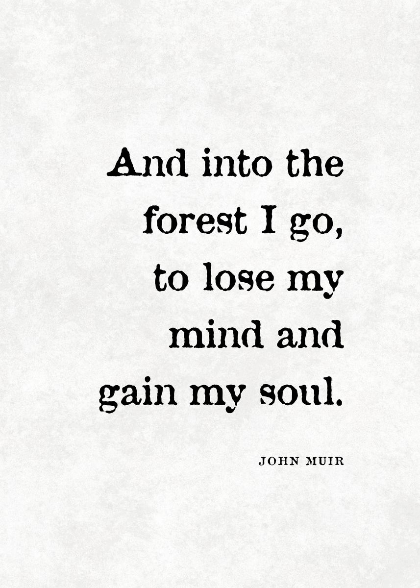 'John Muir Quote' Poster, picture, metal print, paint by Tumblewheed ...