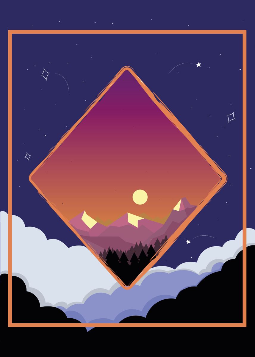 'Lofi Dream' Poster by holailustra | Displate