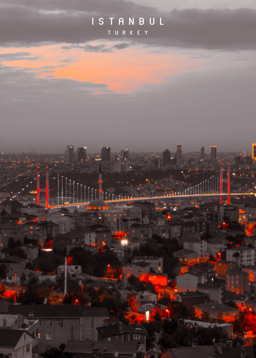 'Istanbul ' Poster by Famous City | Displate