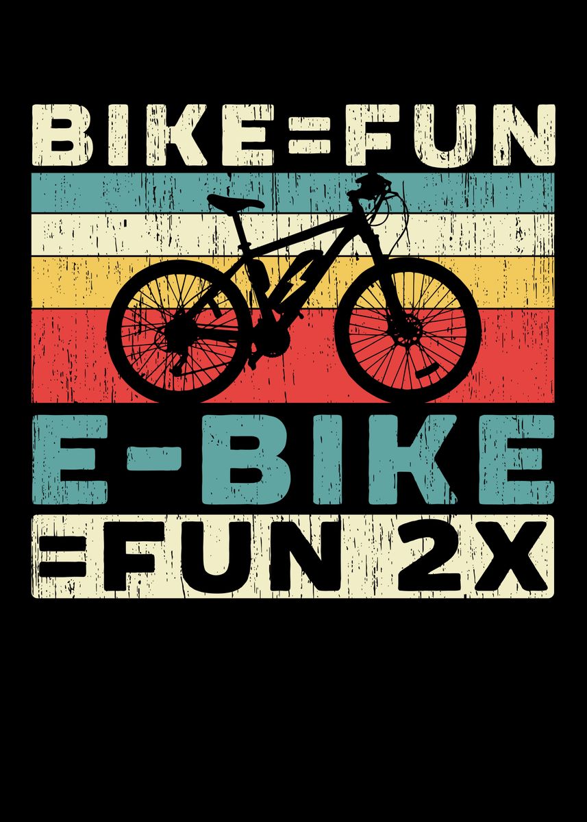 'EBike Lover' Poster by NAO | Displate