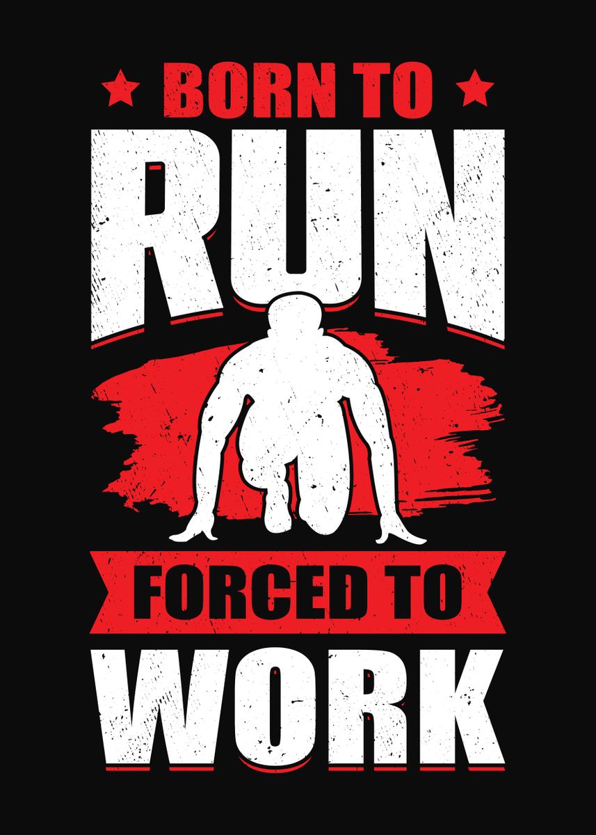 'Sprint Race Run Runner' Poster by Marcel Doll | Displate