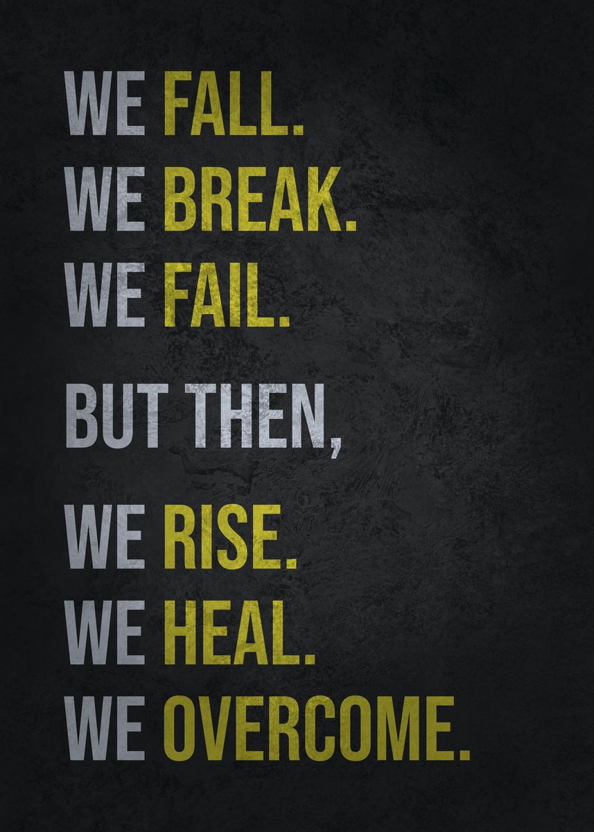 'Overcome' Poster, picture, metal print, paint by CHAN | Displate