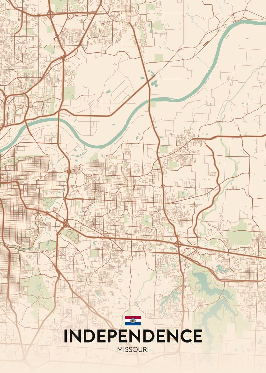 'Independence MO' Poster, picture, metal print, paint by IMR Designs ...