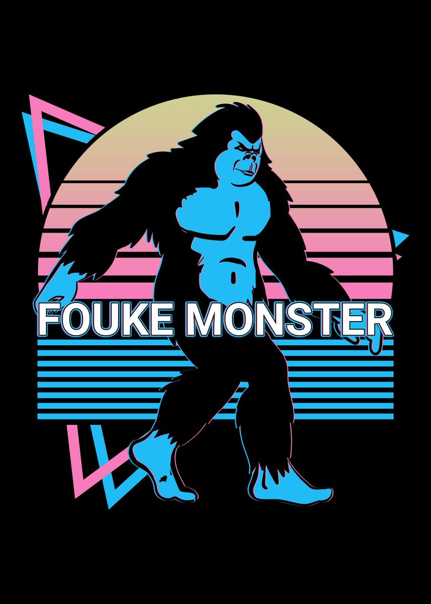 'Fouke Monster Cryptid' Poster, picture, metal print, paint by ...