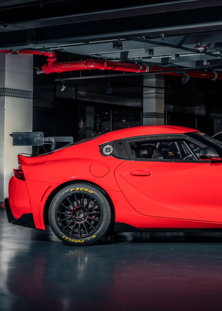 'Toyota GR Supra 50 edition' Poster, picture, metal print, paint by ...