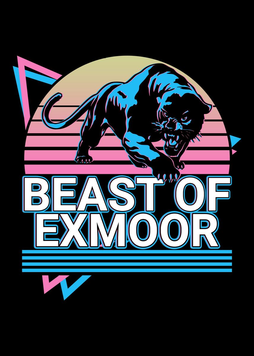 'Beast of Exmoor Cryptid' Poster, picture, metal print, paint by ...