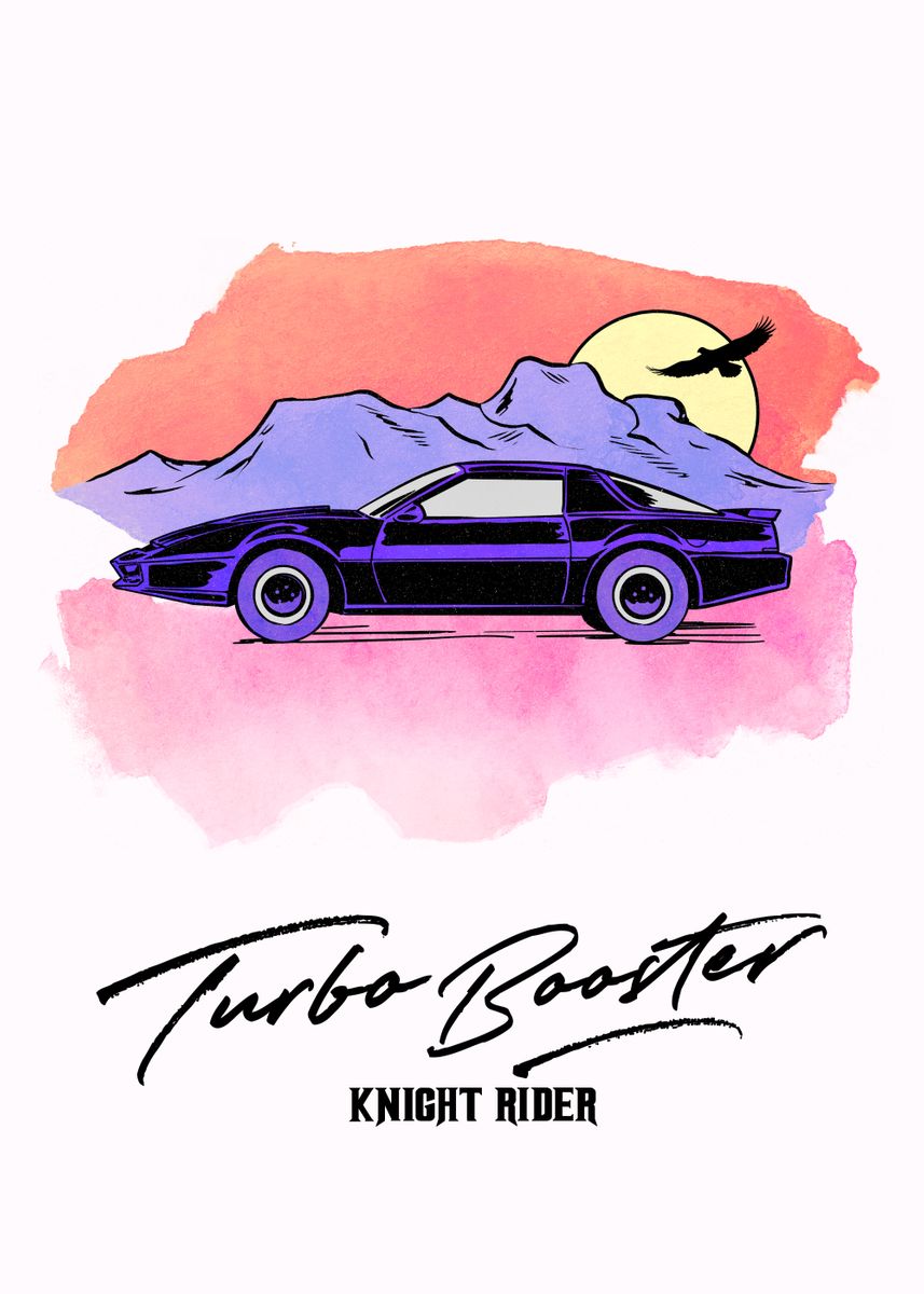 'Turbo Booster' Poster, picture, metal print, paint by Knight Rider ...