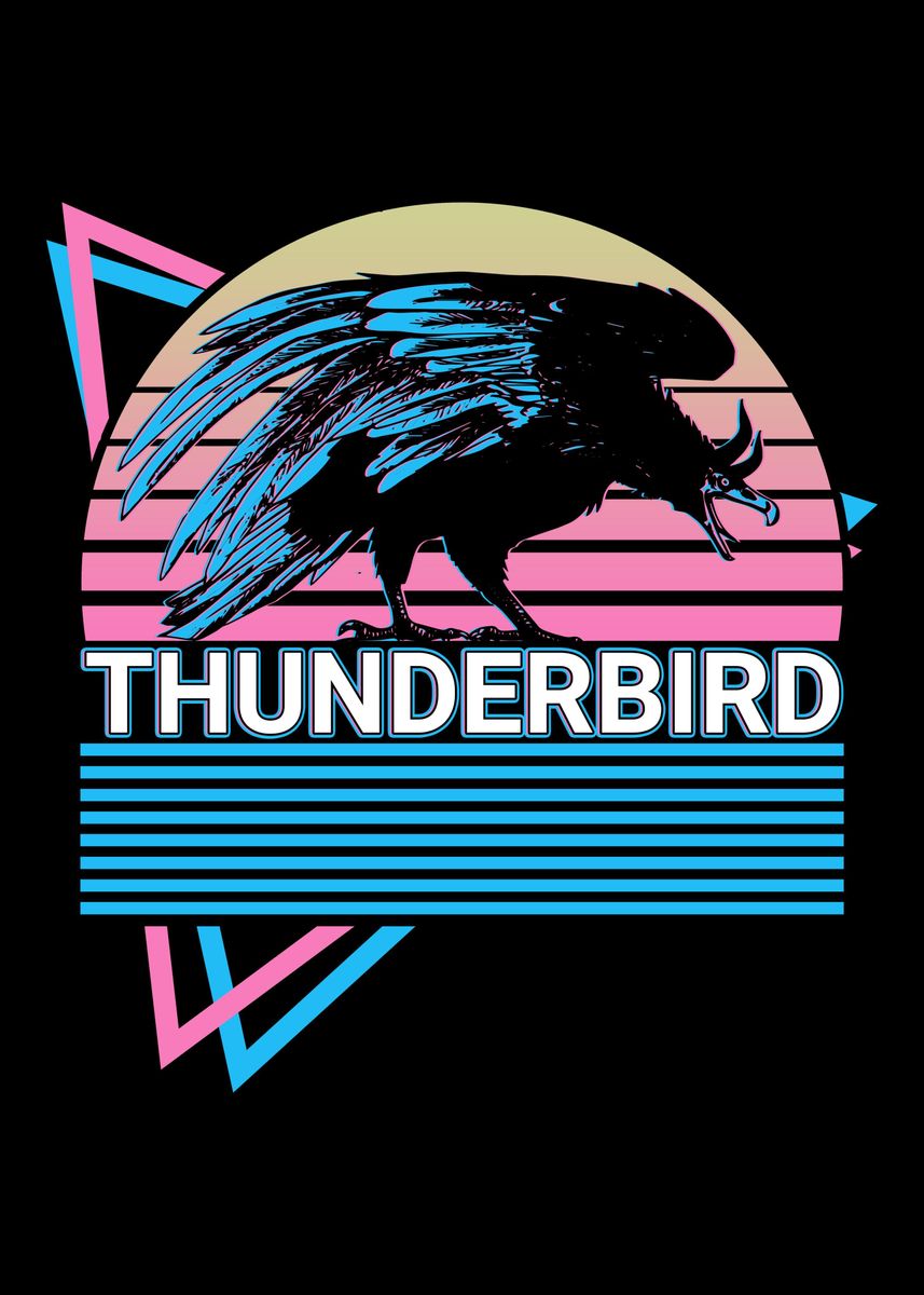 'Thunderbird Cryptid' Poster by AestheticAlex | Displate