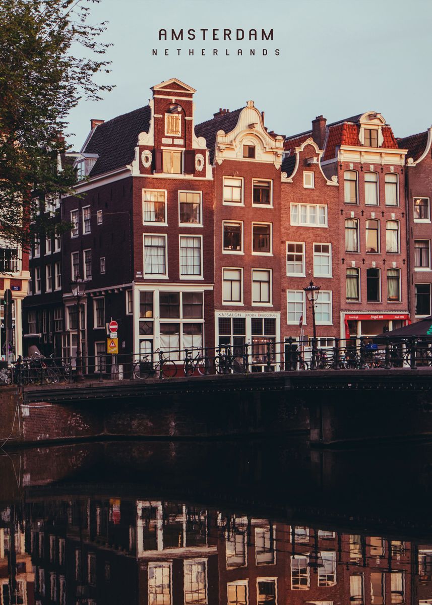 'Amsterdam ' Poster by Explore Universe | Displate