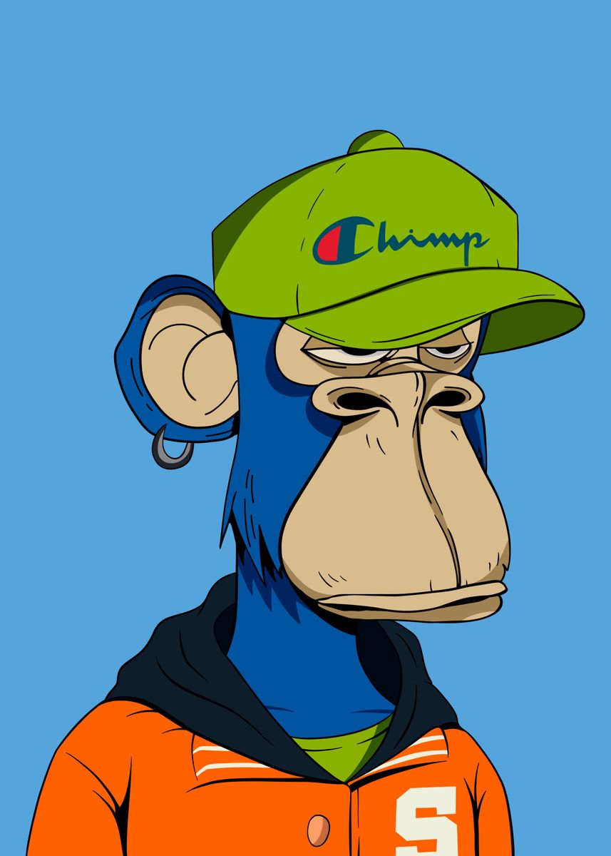 'Chimp' Poster by Magic Apes | Displate
