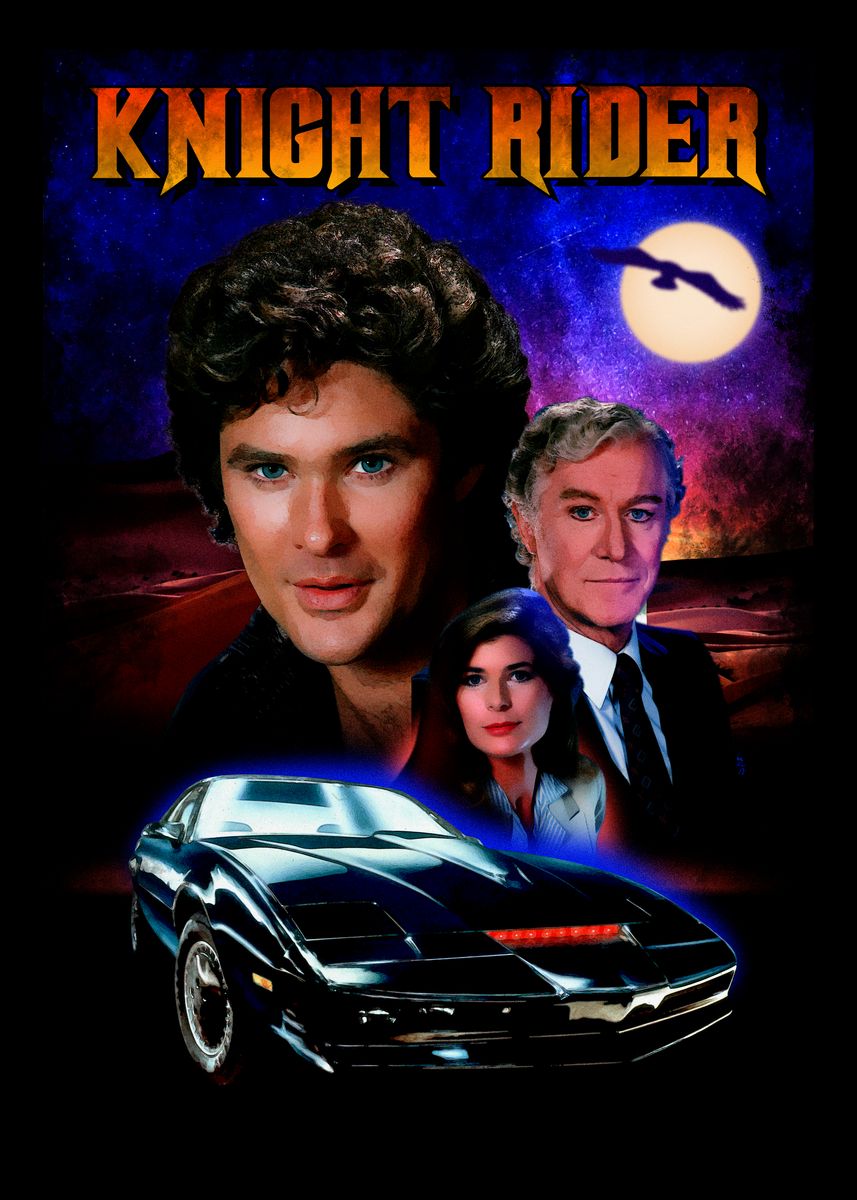 'Knight Rider key art' Poster, picture, metal print, paint by Knight ...